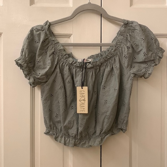 Gab & Kate | Tops | Nwt Mixology Gab Kate Off The Shoulder Crop Top ...